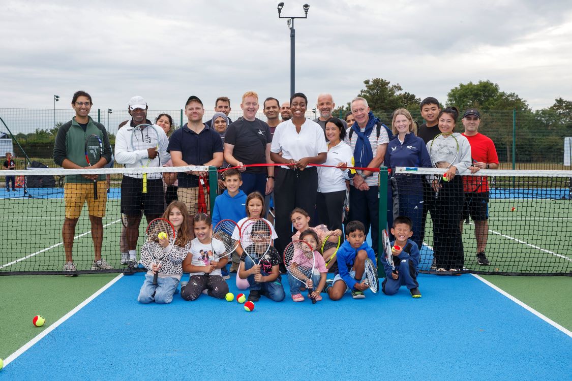 Enfield park tennis courts refurbishment works complete | Enfield Council