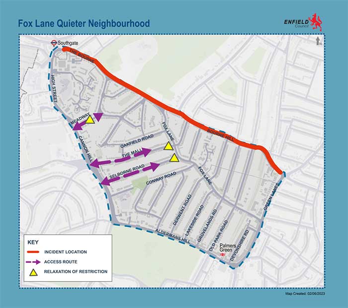 Quieter Neighbourhoods | Enfield Council